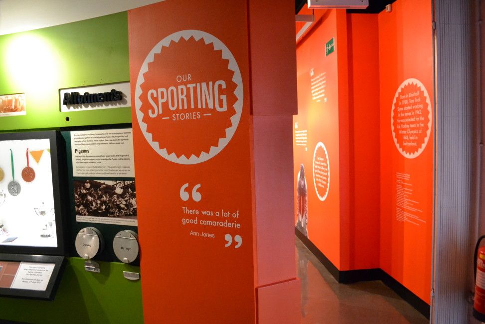 National Coal Mining Museum: Our Sporting Stories exhibition